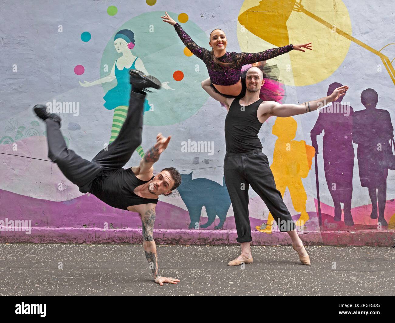 Gifford Park, Edinburgh, Scotland, UK. 9 August 2023. Beats on Pointe ...