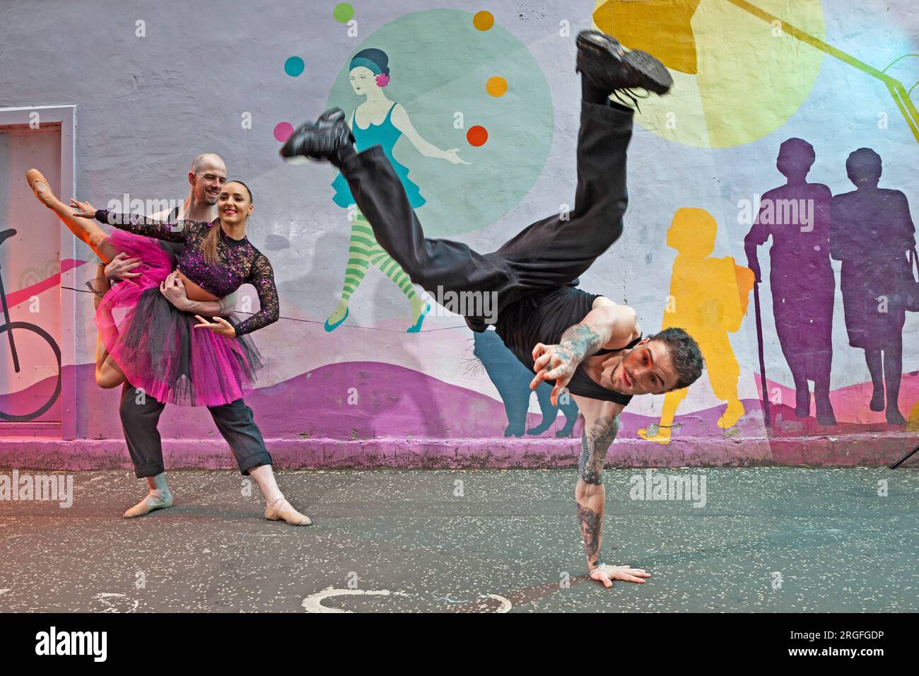 Gifford Park, Edinburgh, Scotland, UK. 9 August 2023. Beats on Pointe ...