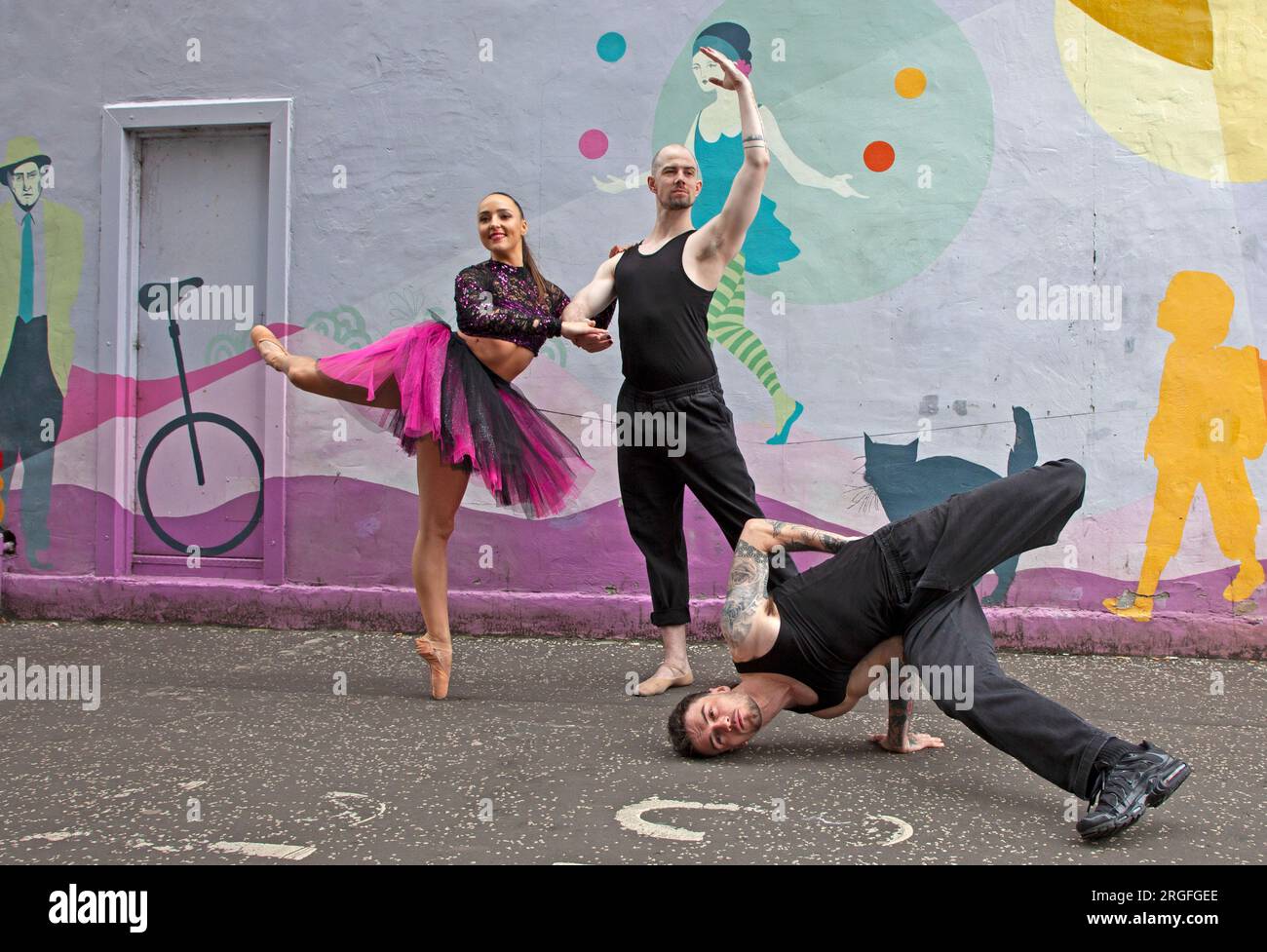 Gifford Park, Edinburgh, Scotland, UK. 9 August 2023. Beats on Pointe ...