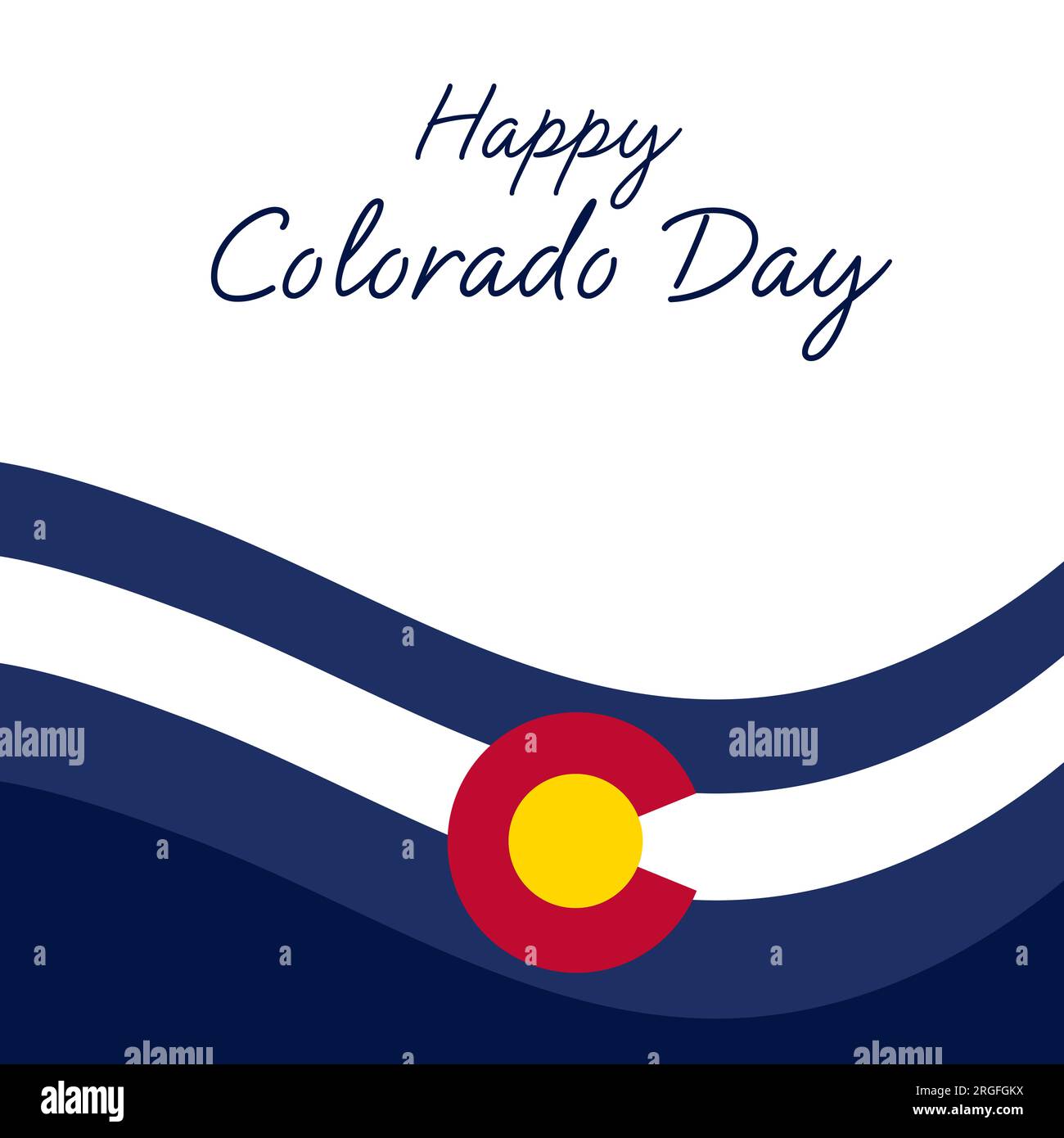 Colorado day symbol logo hi-res stock photography and images - Alamy