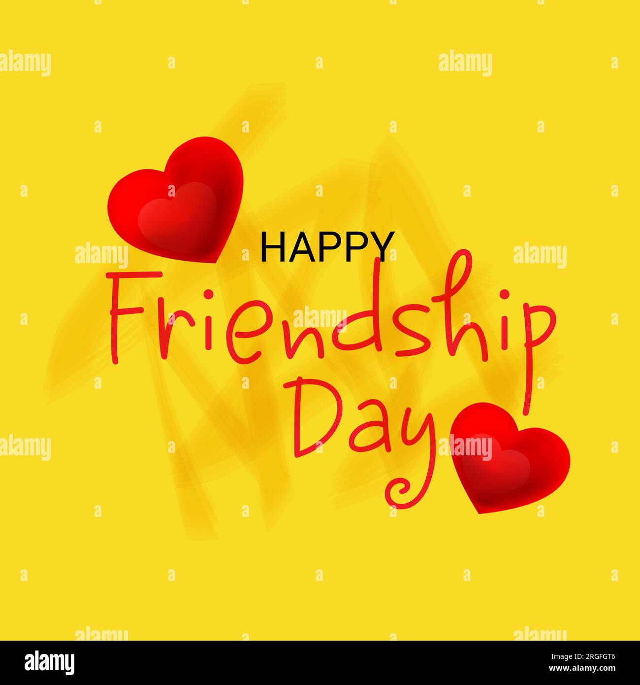 Vector illustration of a Background for Happy Friendship Day Stock ...