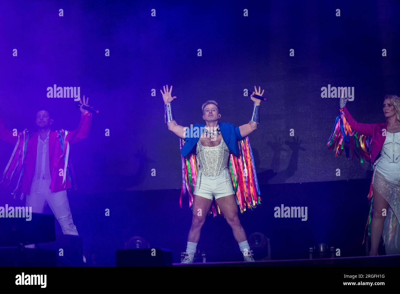 Brighton Pride, UK, 6th August 2023. Steps headline Sunday of Brighton ...