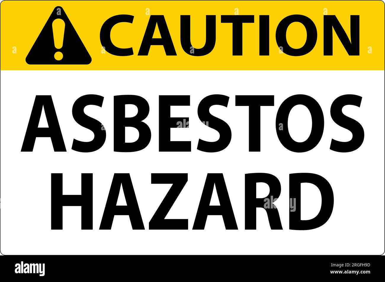 Asbestos Caution Signs Asbestos Hazard Area Authorized Personnel Only ...