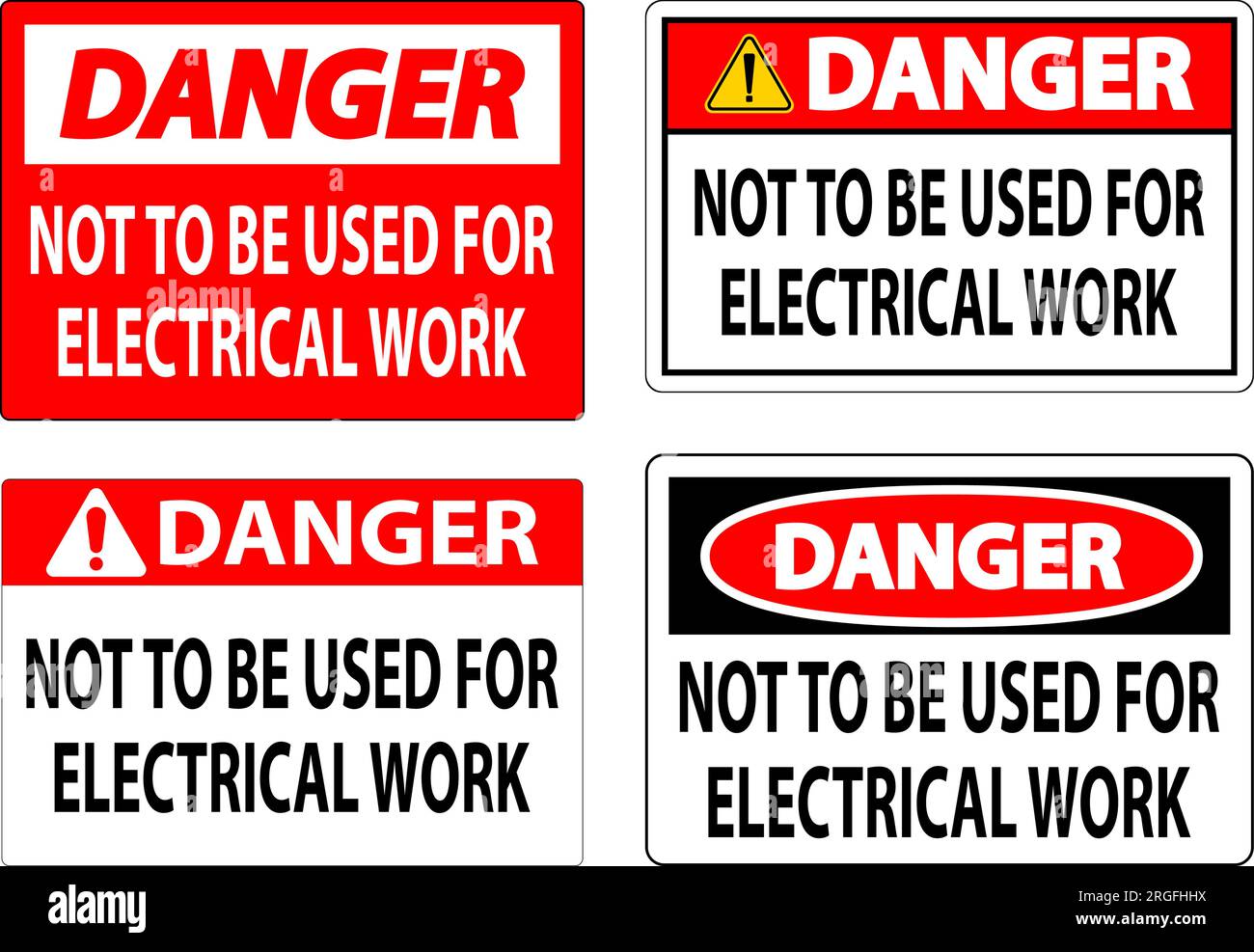 Electric power warning sign skull Cut Out Stock Images & Pictures - Alamy