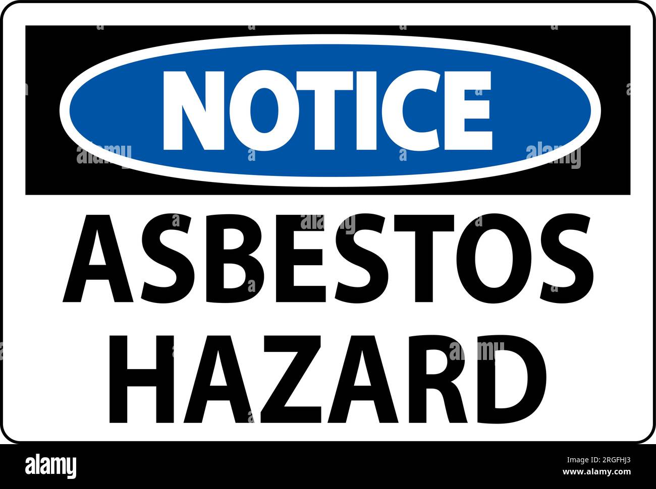 Asbestos Notice Signs Asbestos Hazard Area Authorized Personnel Only ...
