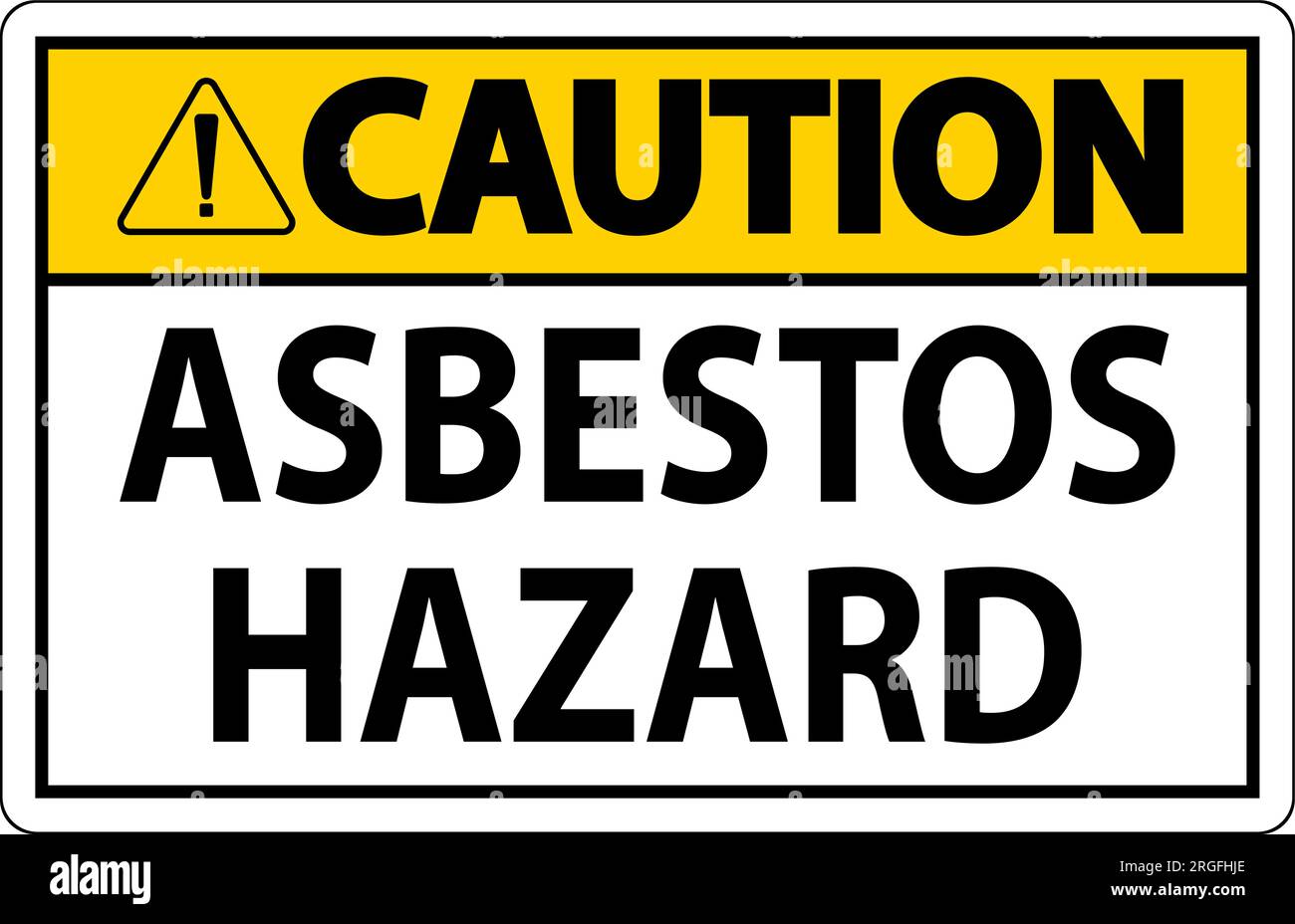 Asbestos Caution Signs Asbestos Hazard Area Authorized Personnel Only ...