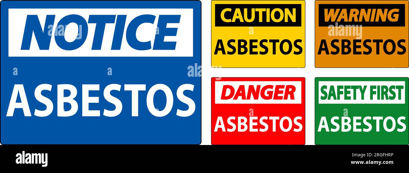 Asbestos Warning Signs Asbestos Hazard Area Authorized Personnel Only ...