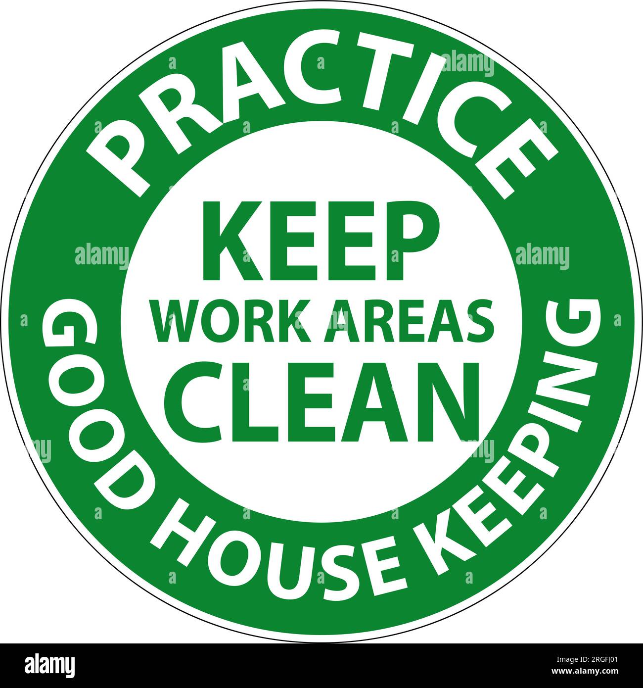 Floor Sign Practice Good Housekeeping Stock Vector Image & Art - Alamy
