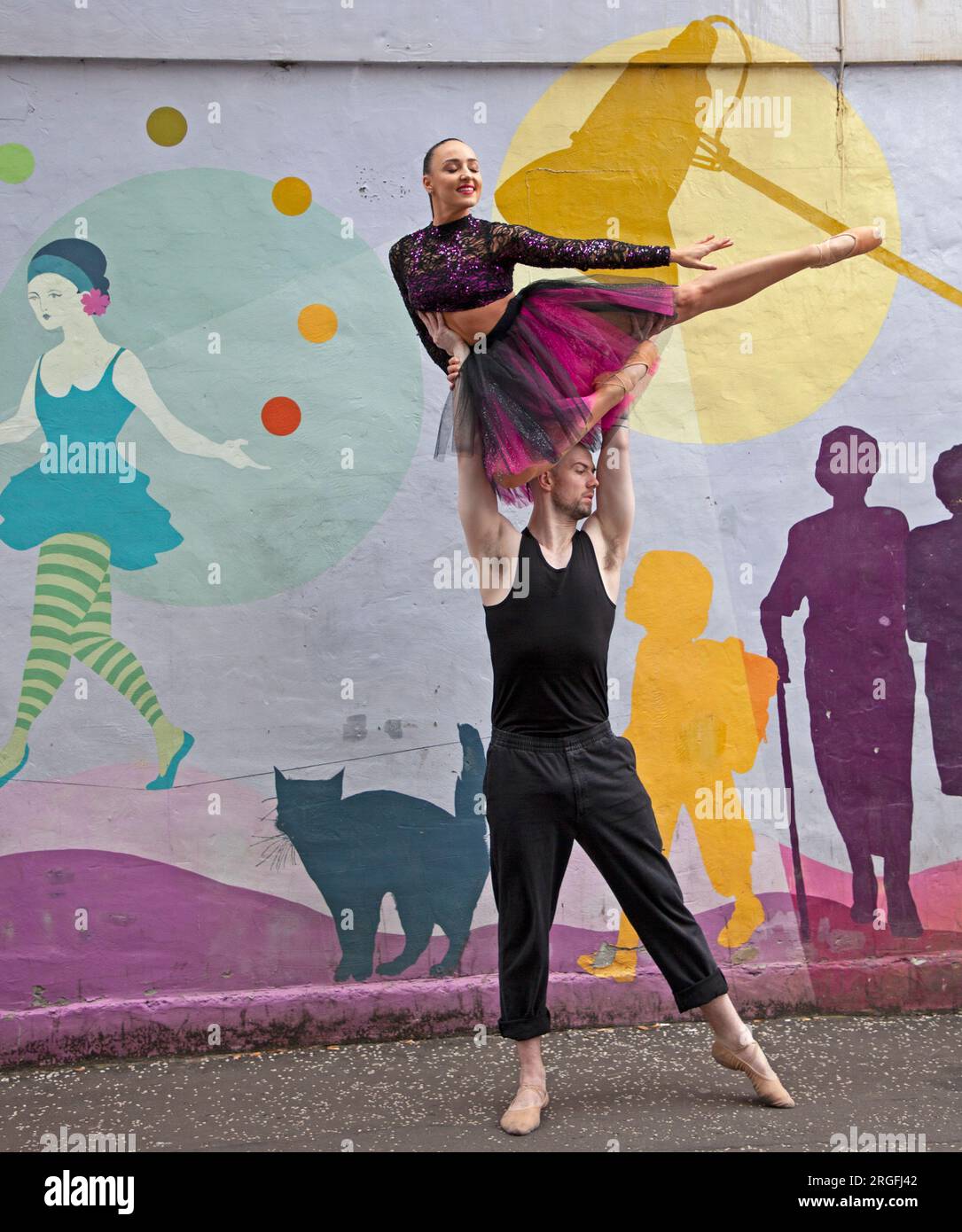 Gifford Park, Edinburgh, Scotland, UK. 9 August 2023. Beats on Pointe ...