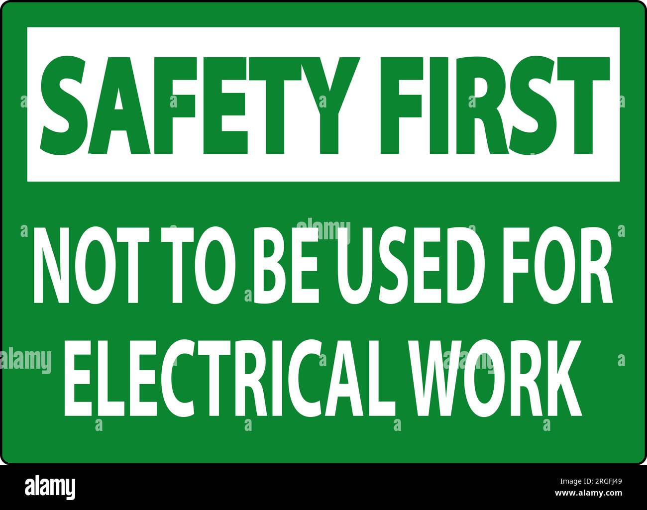 Radiation safety first sign caution radiation area hi-res stock ...