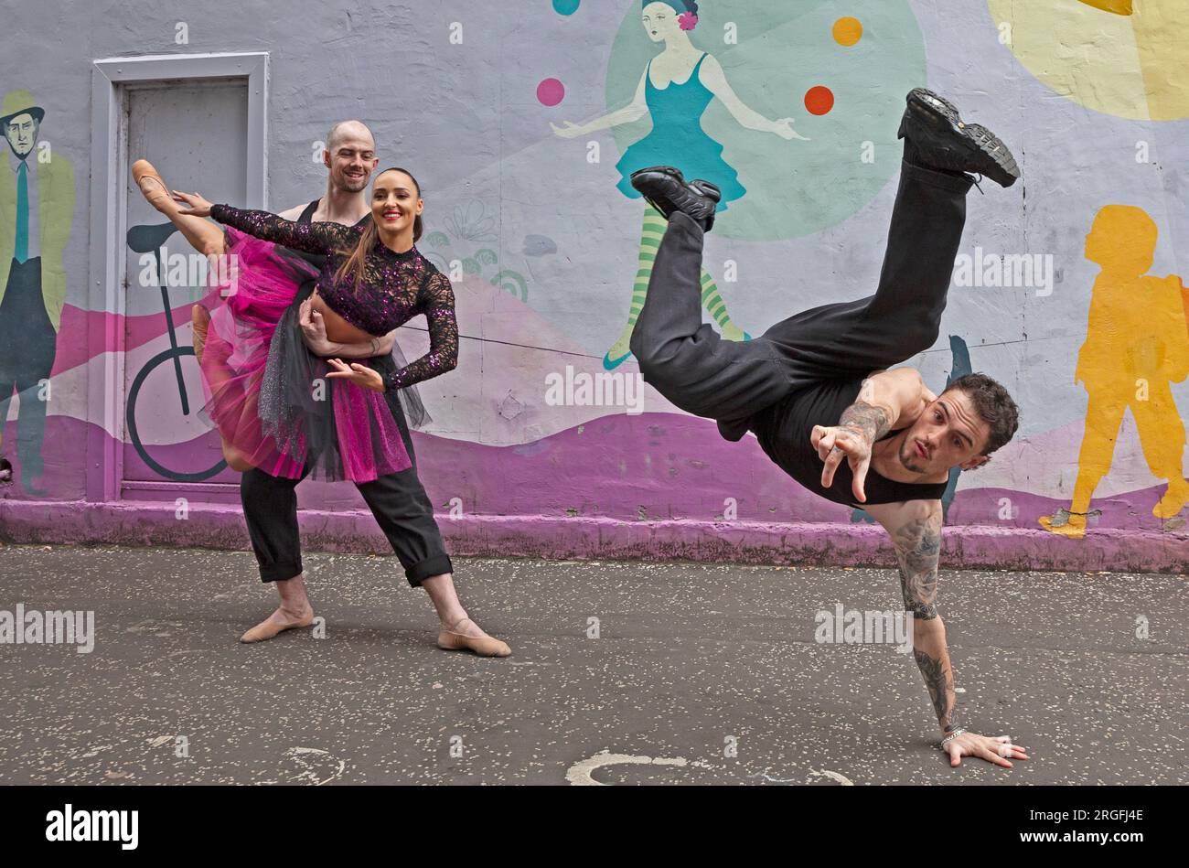 Gifford Park, Edinburgh, Scotland, UK. 9 August 2023. Beats on Pointe ...