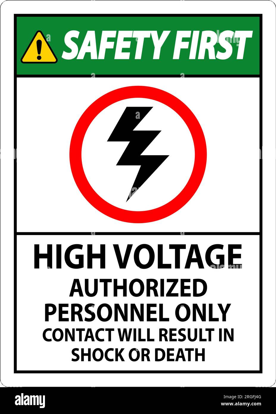Electrical substation danger death sign Stock Vector Images - Alamy
