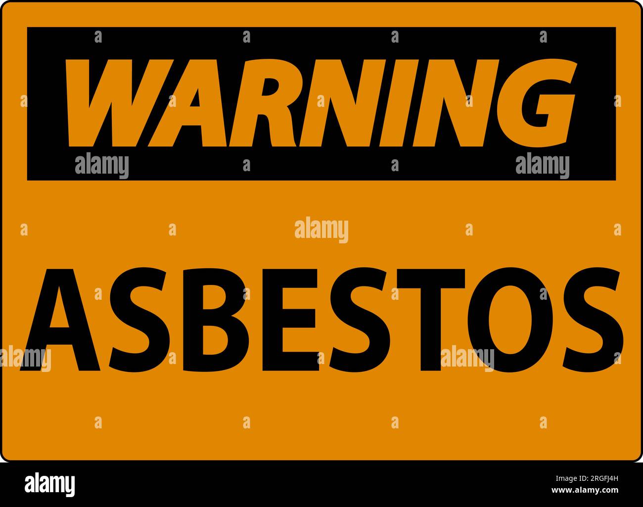 Asbestos Warning Signs Asbestos Hazard Area Authorized Personnel Only ...