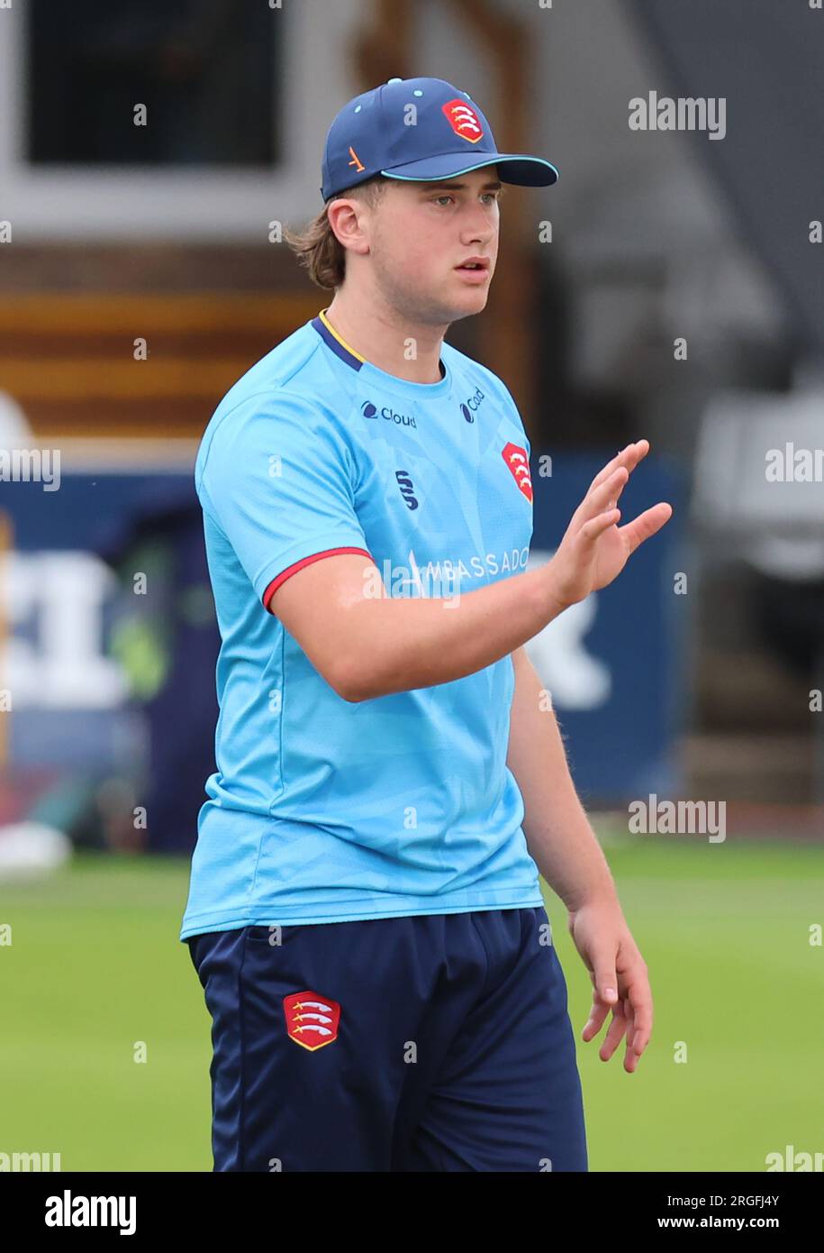 Essex's Noah Thain during Metro Bank One Day Cup match between Essex ...