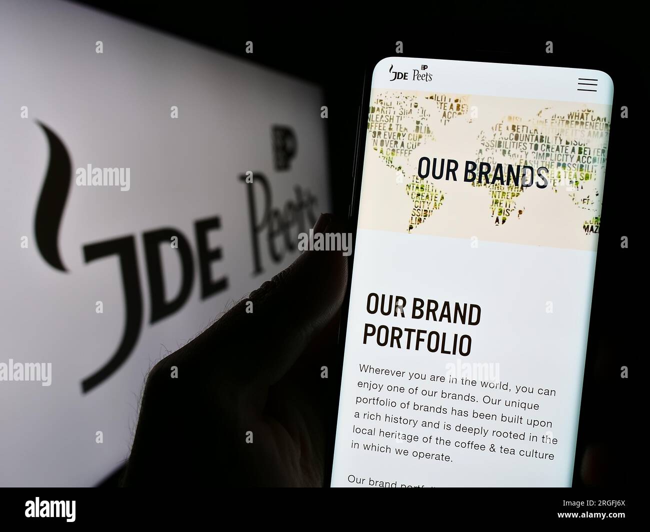 Jde peets logo hi-res stock photography and images - Alamy