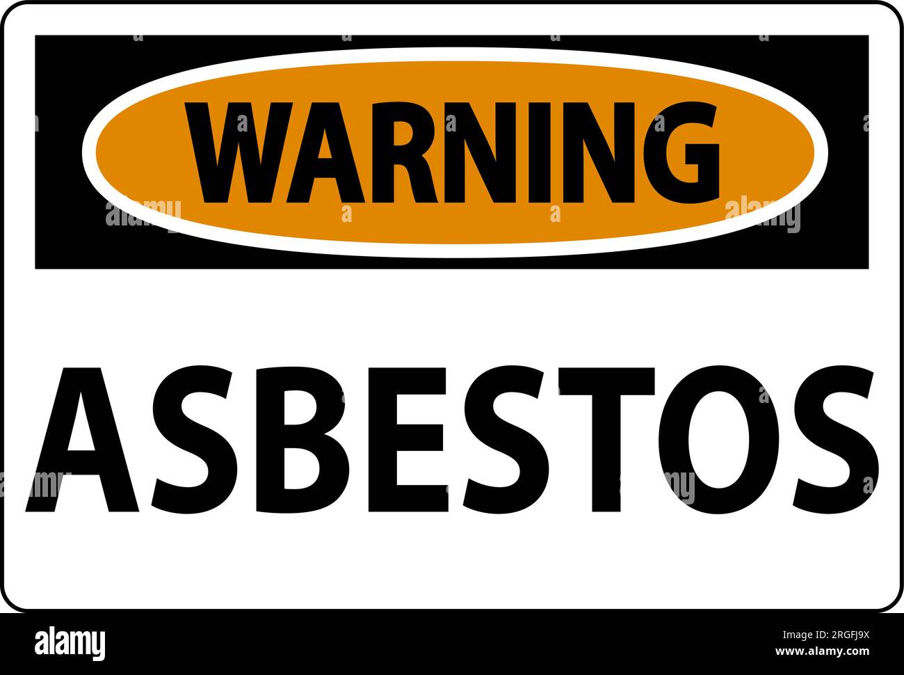 Asbestos Warning Signs Asbestos Hazard Area Authorized Personnel Only ...