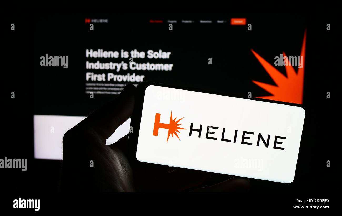 Heliene logo hi-res stock photography and images - Alamy