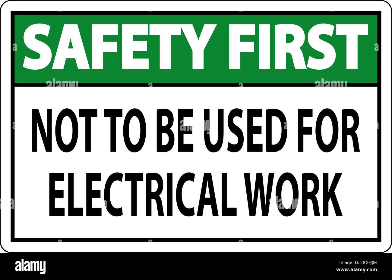 Radiation safety first sign caution radiation area hi-res stock ...