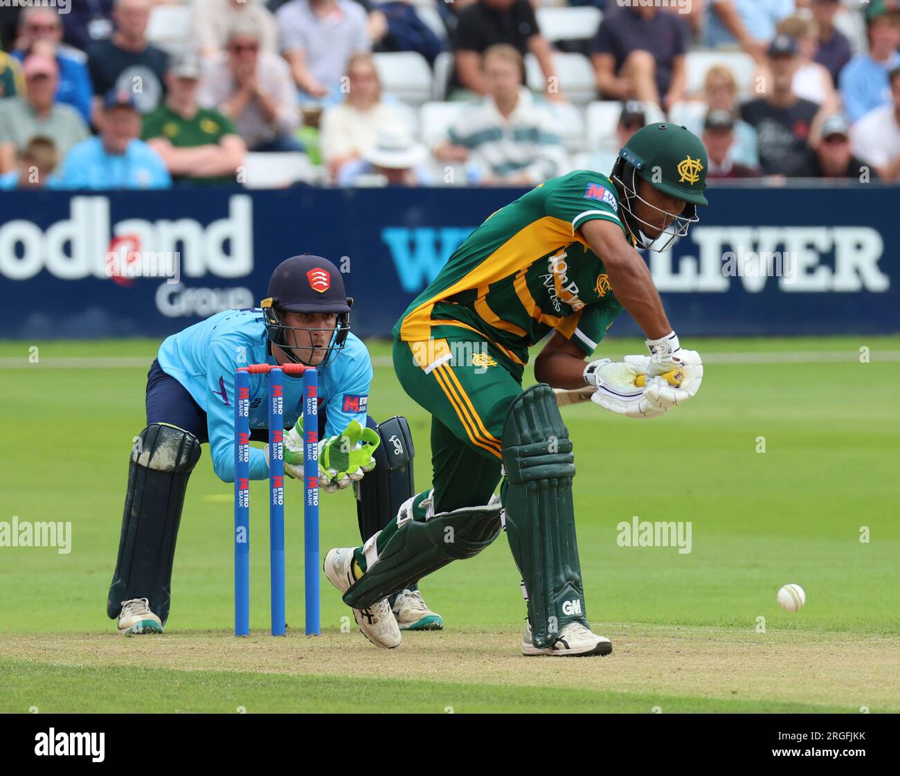 Nottinghamshire's Ben Martindale during Metro Bank One Day Cup match ...