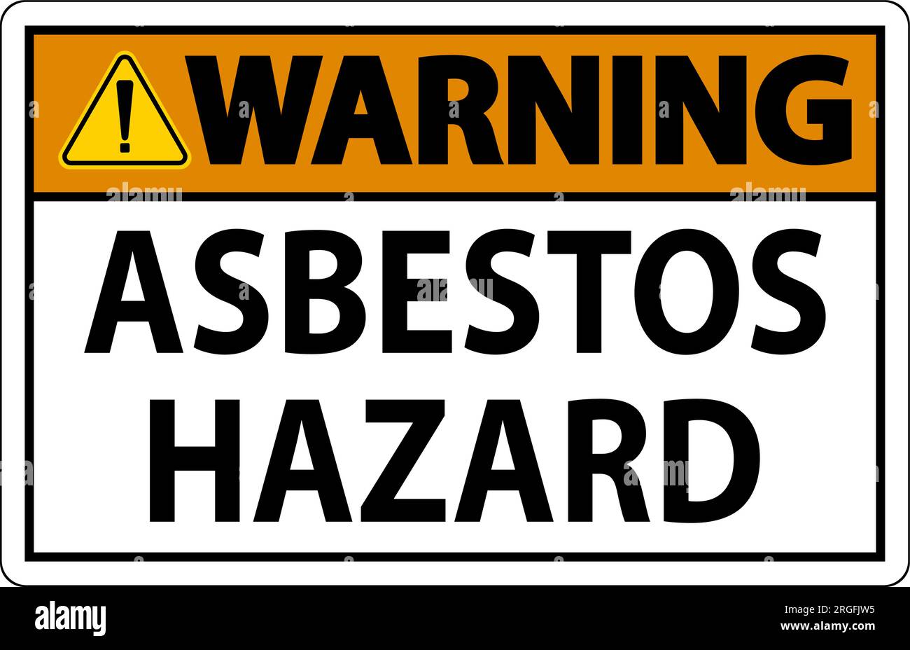 Asbestos Warning Signs Asbestos Hazard Area Authorized Personnel Only ...