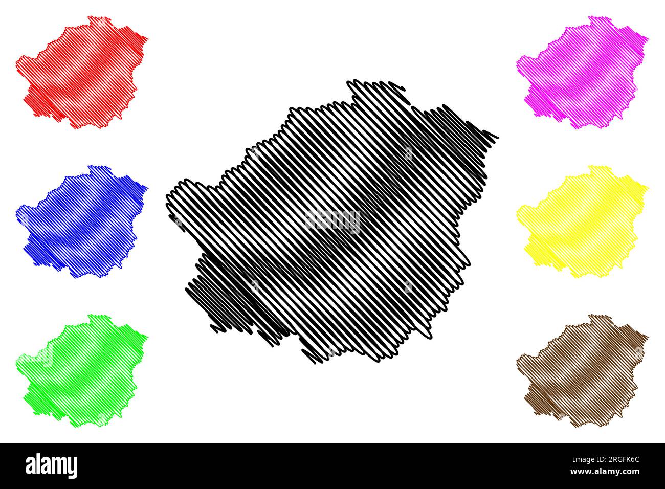 Greater manchester map Stock Vector Images - Alamy