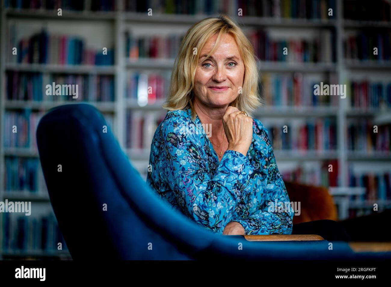 Oslo 20230809.Hege Duckert has written the biography of Katti Anker ...