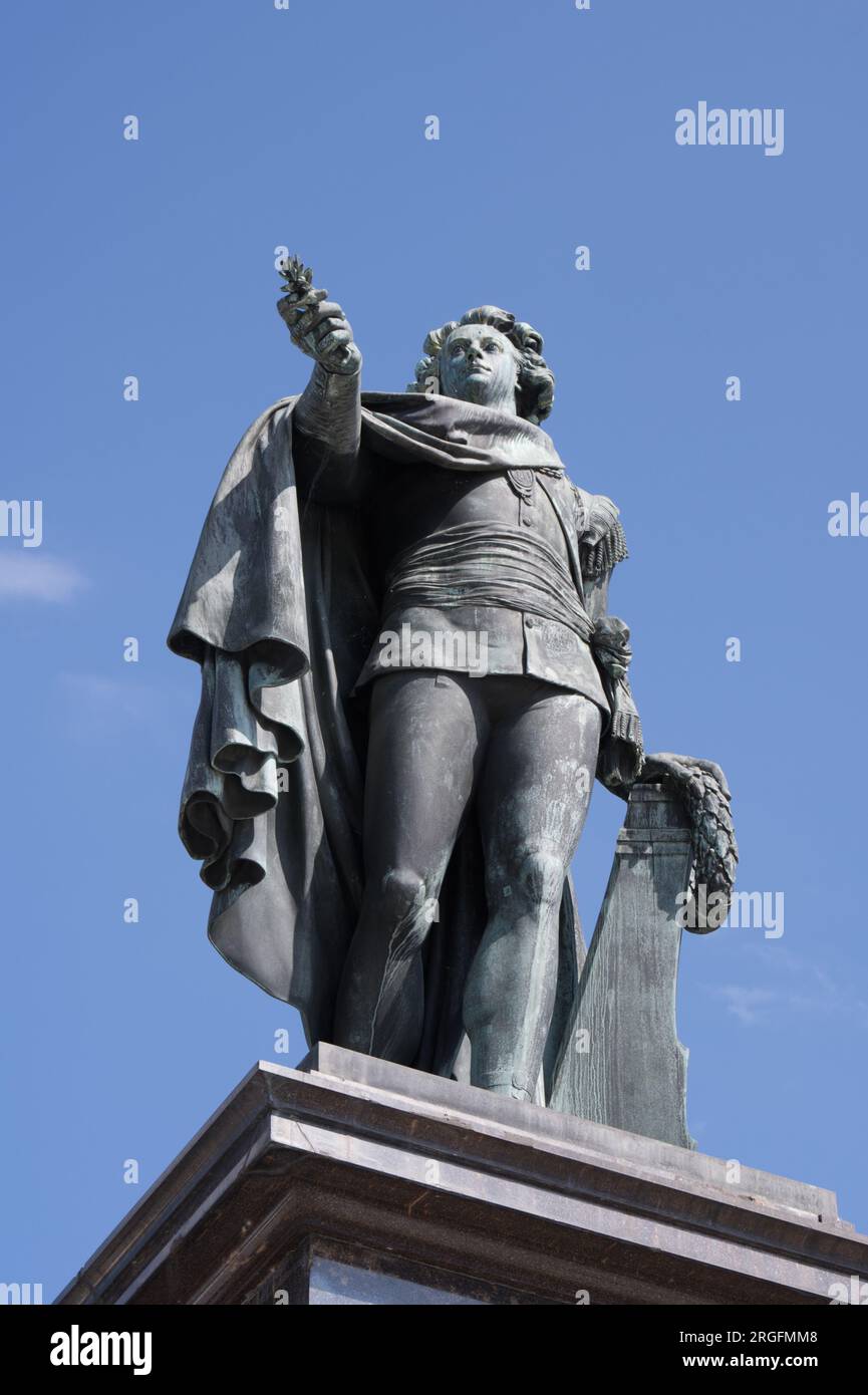 Monument to King Gustaf III Stockholm, Sweden Stock Photo - Alamy