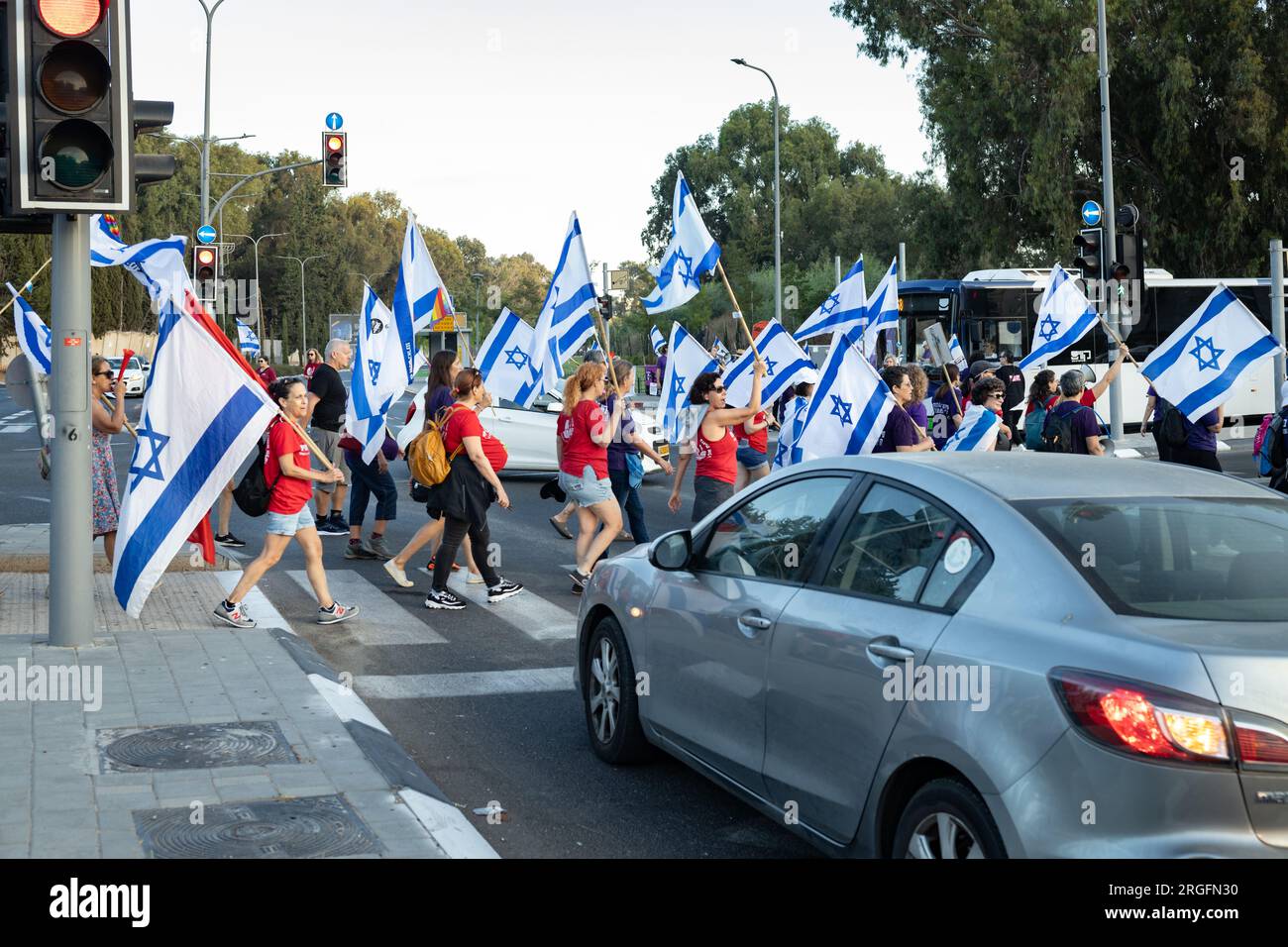 Demonstration For Full Equality In Israeli Army Service For Secular And