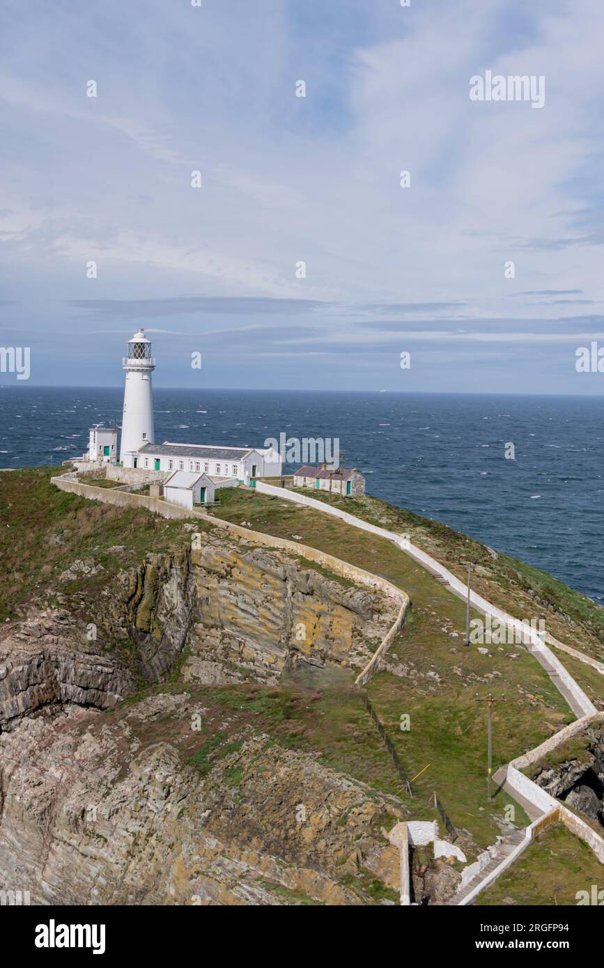 Holyhead south stack lighthouse bridge hi-res stock photography and ...