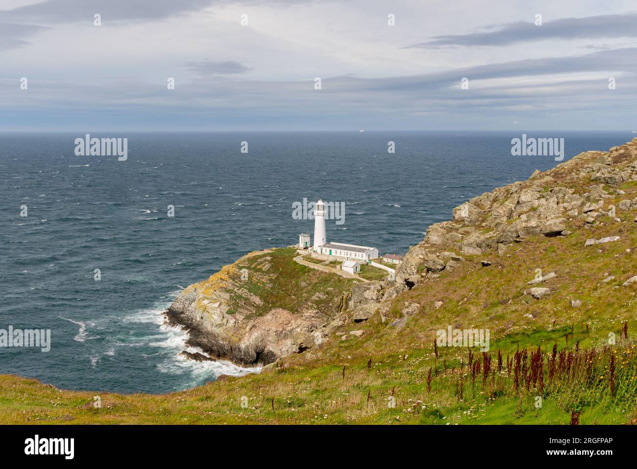 Holyhead south stack lighthouse bridge hi-res stock photography and ...