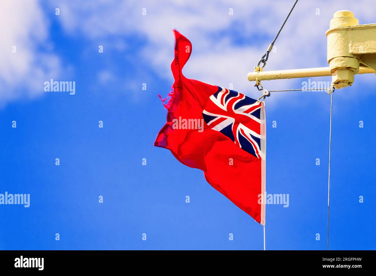 Ship union jack hi-res stock photography and images - Alamy