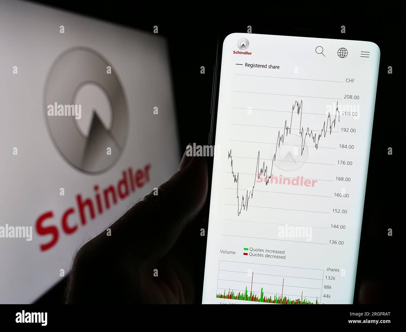 Schindler logo hi-res stock photography and images - Alamy