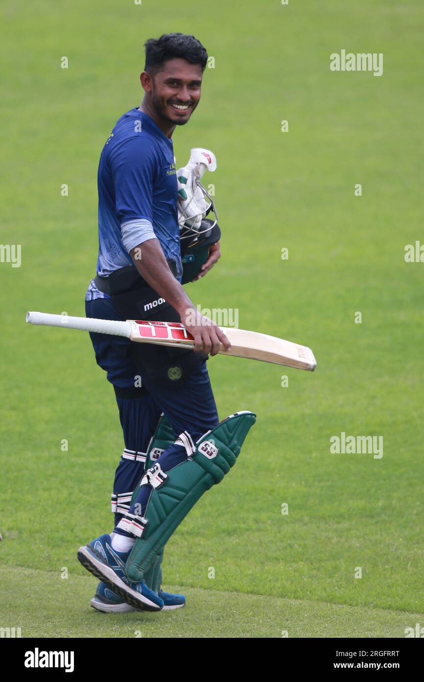 Tanzid Hasan Tamim during the Bangladeshi national cricketers attend ...