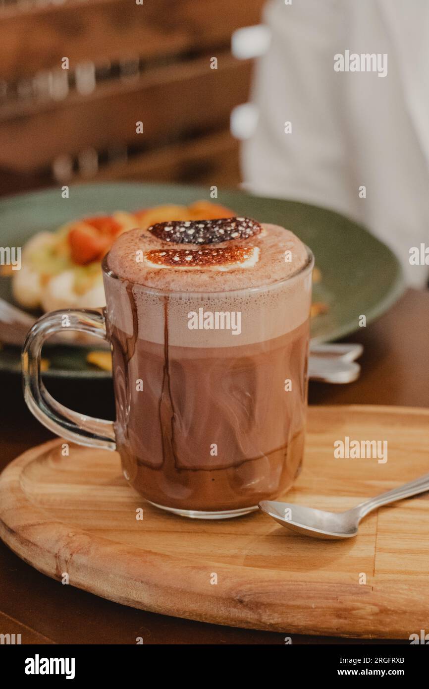 Cup hot chocolate sugar on hi-res stock photography and images - Alamy