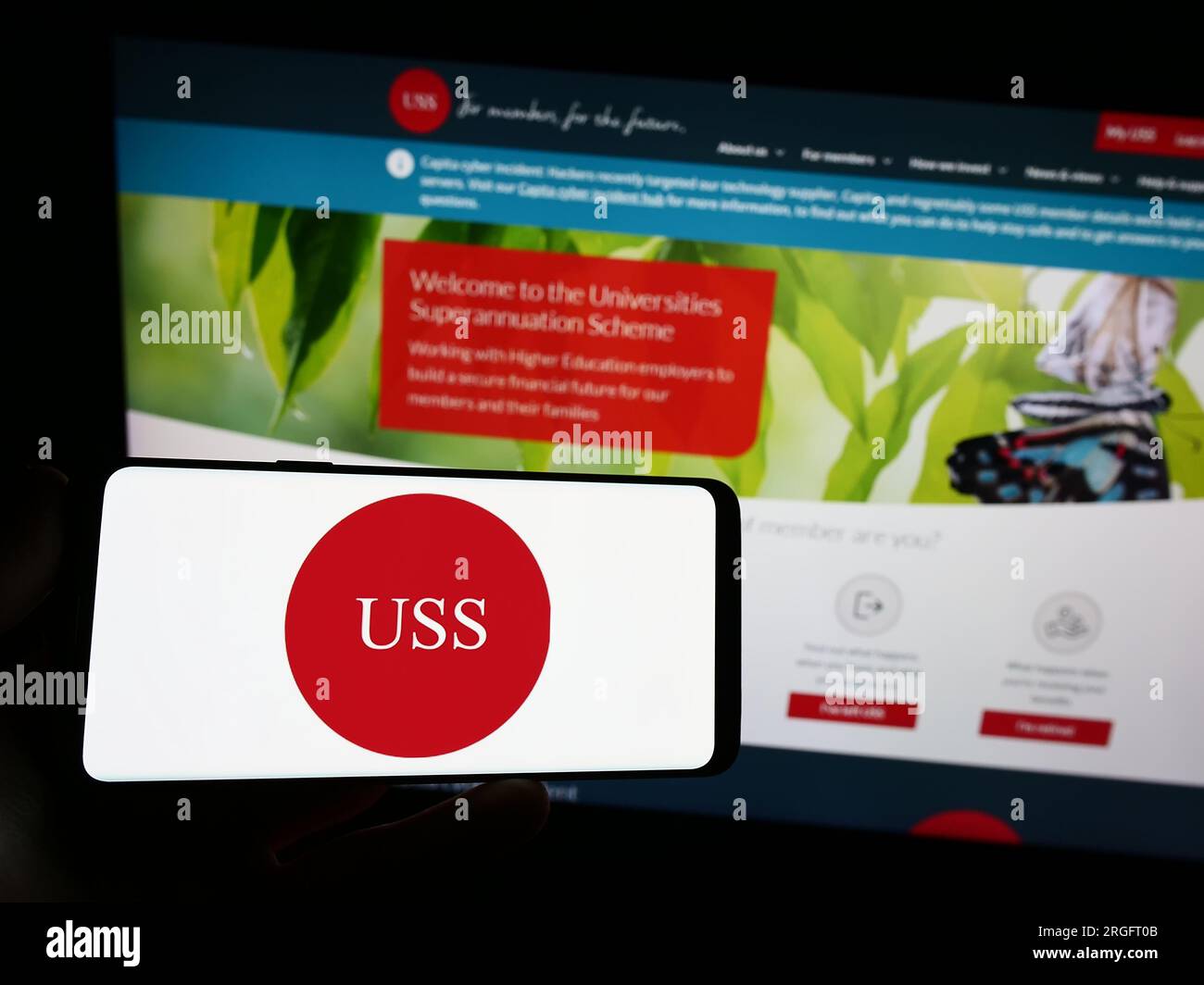 Uss logo hi-res stock photography and images - Alamy