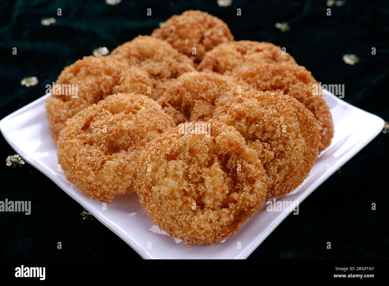 Anarsa which is an authentic sweet snack especially made in the festive ...