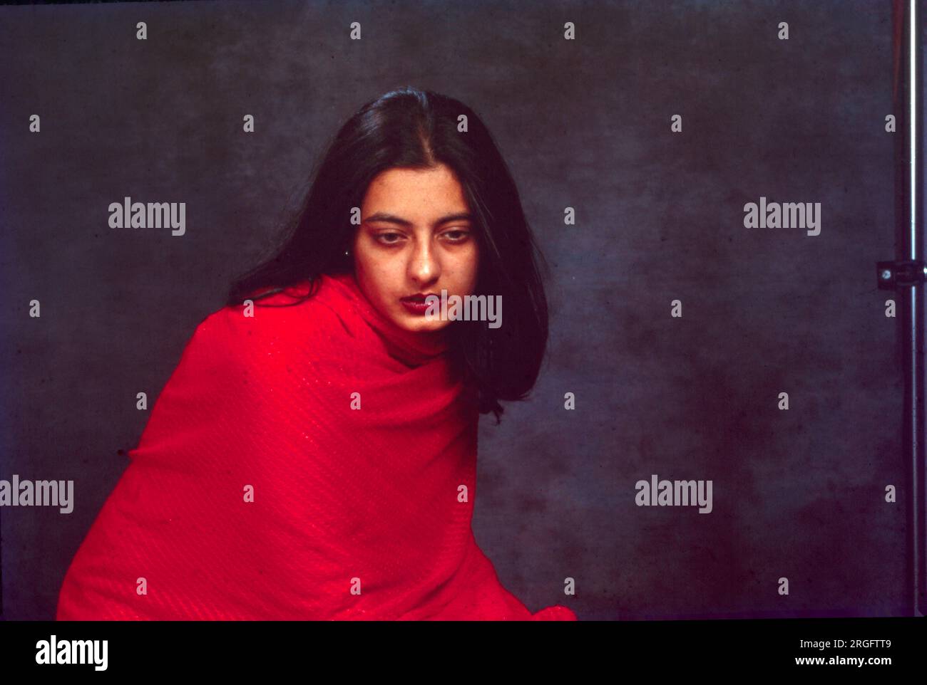 Young Model Wearing Designer Clothes, Shoot, India Stock Photo - Alamy