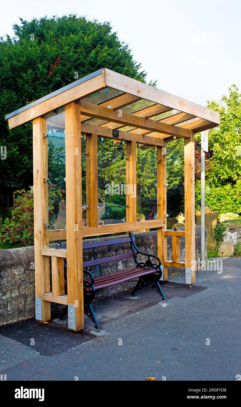 Bus Shelter Wood