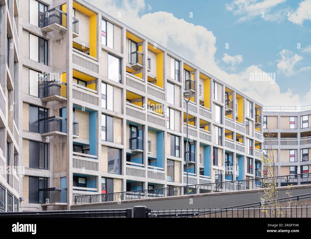 Sheffield, England - Park Hill estate housing (Phase 3 renovation) by ...
