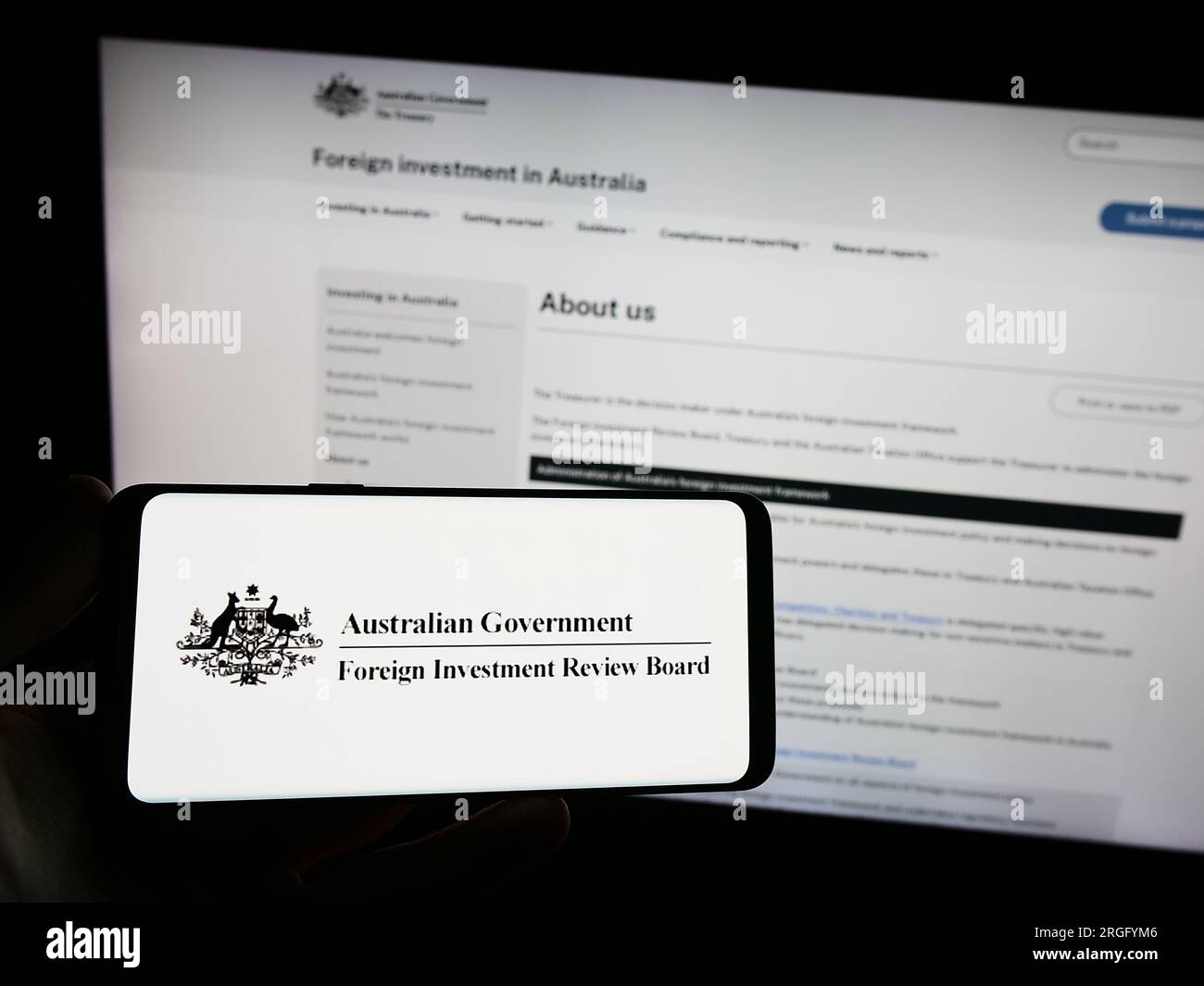 Australian foreign investment review board hi-res stock photography and ...