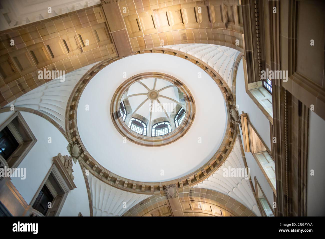 Dome of Victoria memorial, Calcutta. It was was built between 1906 and 1921 by the British ...