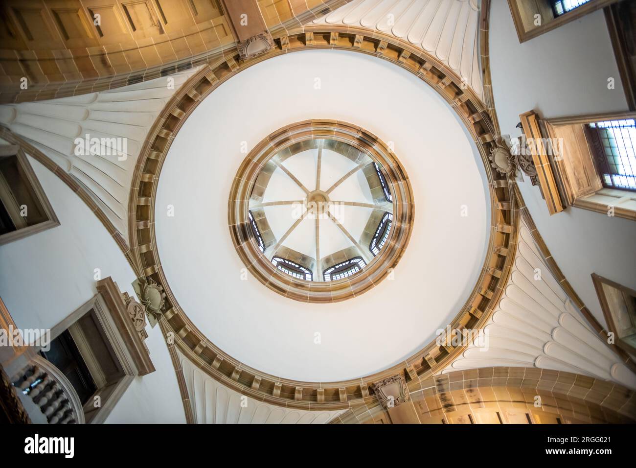 Dome of Victoria memorial, Calcutta. It was was built between 1906 and 1921 by the British ...