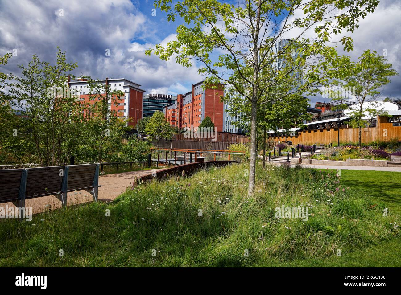 Mayfield Park, Manchester Stock Photo - Alamy