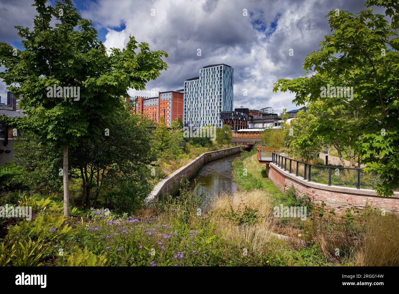 Mayfield Park, Manchester Stock Photo - Alamy