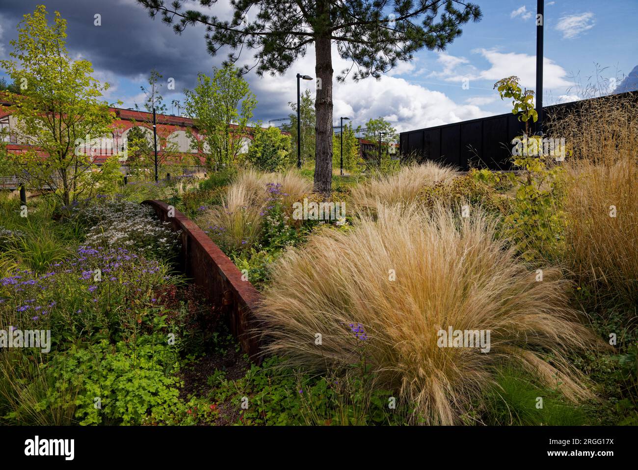 Mayfield Park, Manchester Stock Photo - Alamy