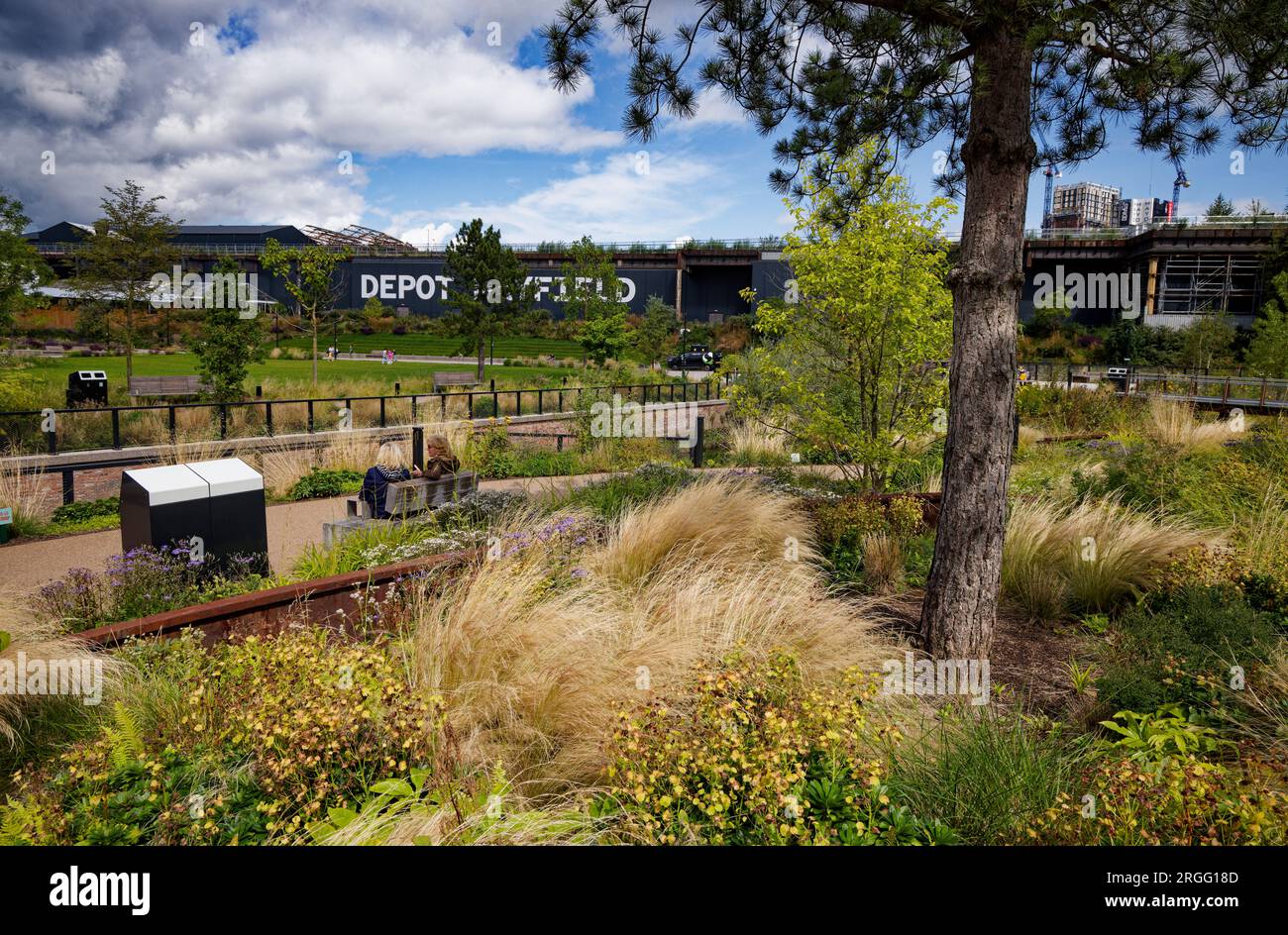 Mayfield Park, Manchester Stock Photo - Alamy