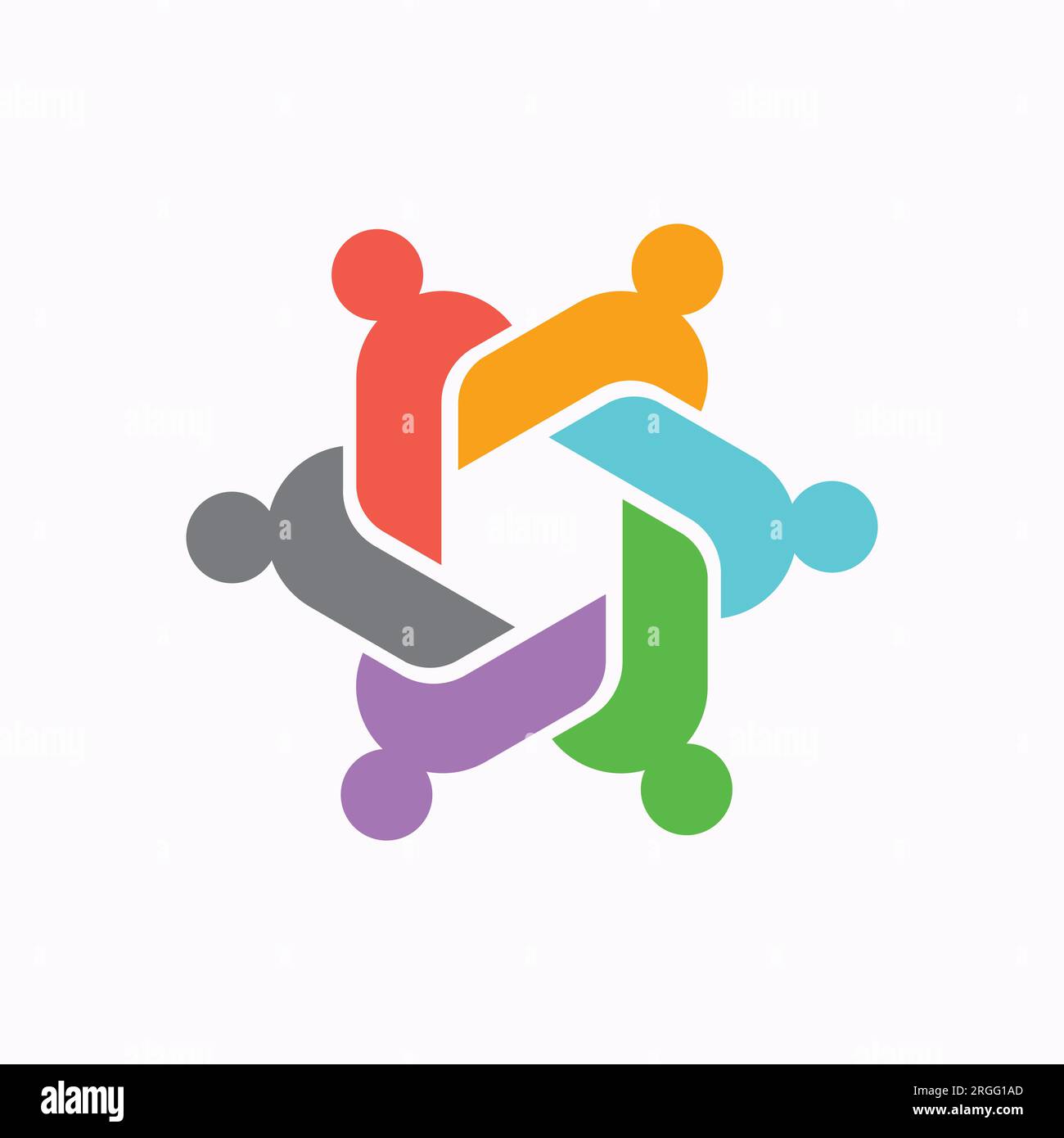 People chatting with AI logo, merging human interaction and technology ...