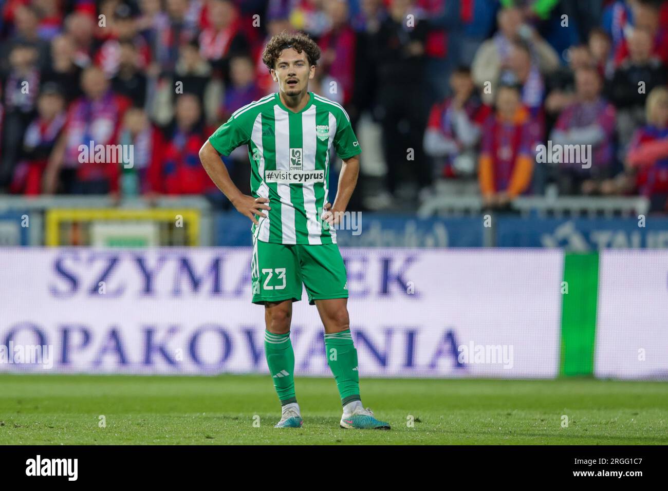 Karol Struski of Aris Limassol of seen during Eliminations UEFA ...