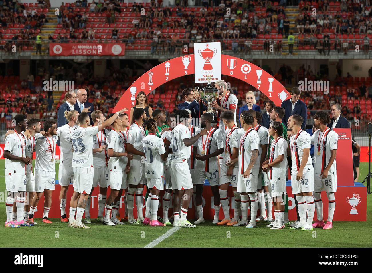 Monza, Italy, 8th August 2023. Pier Silvio Berlusconi presents the ...