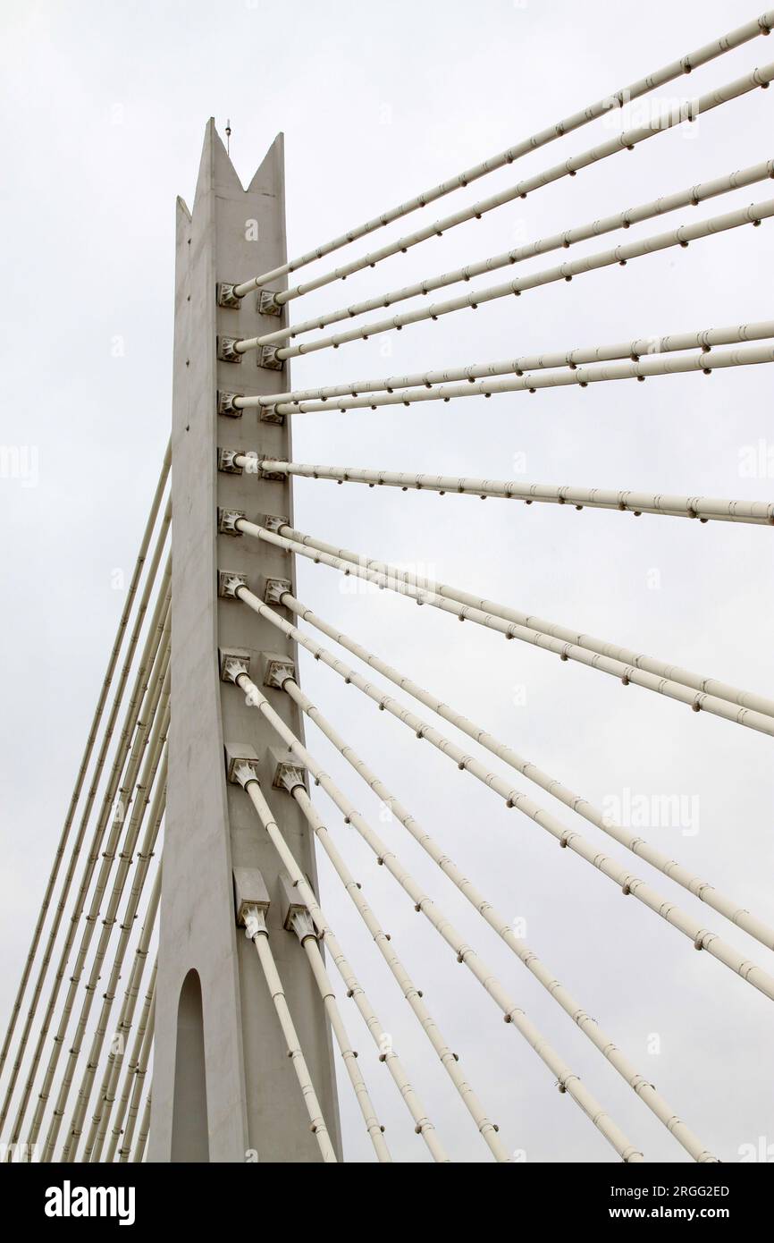 gray metal device in the sky background Stock Photo - Alamy